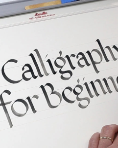 English Calligraphy from A to Z – TCS System